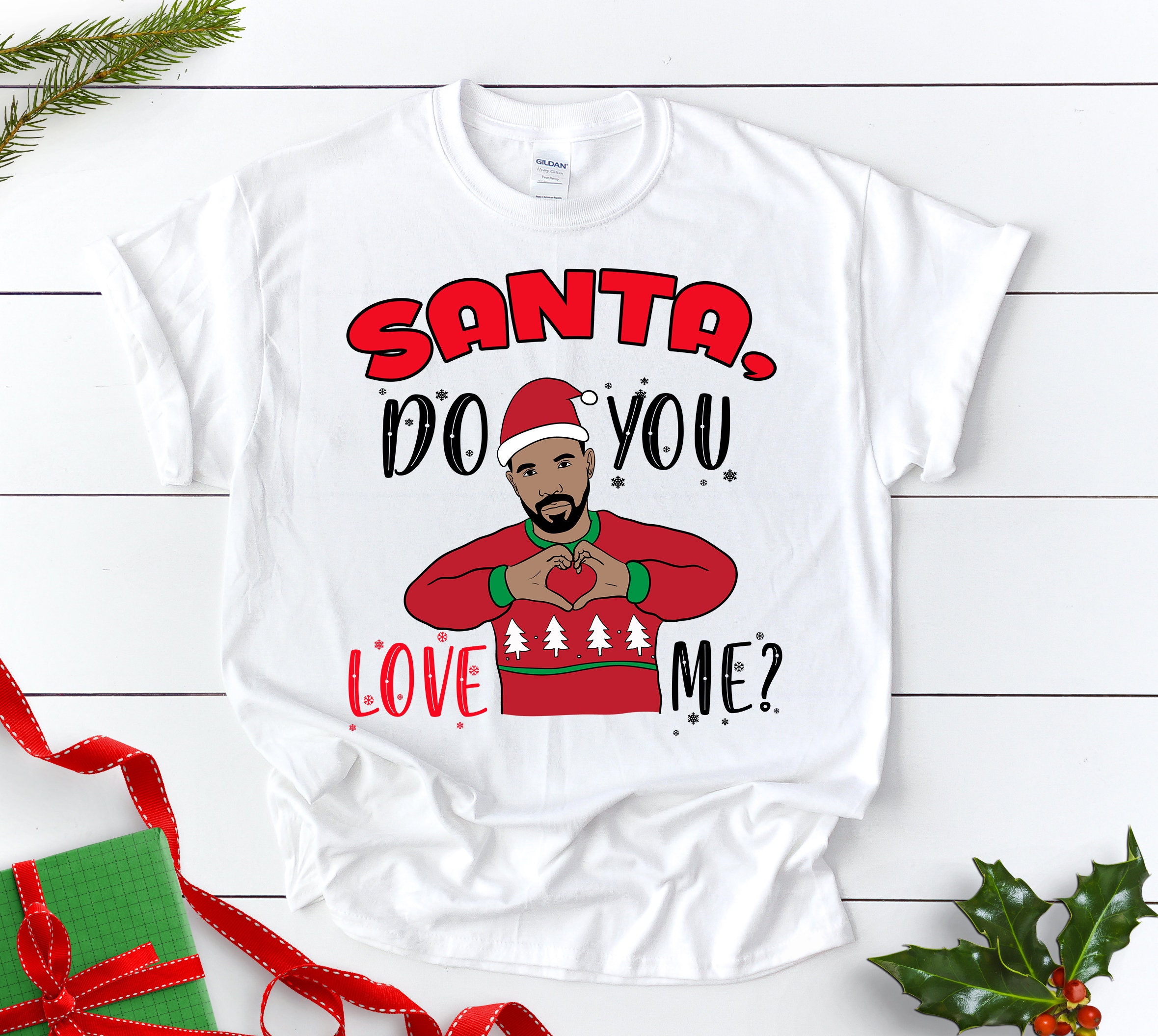 Drake Ugly Christmas Sweatshirt Drake Santa Do You Love Me | Etsy