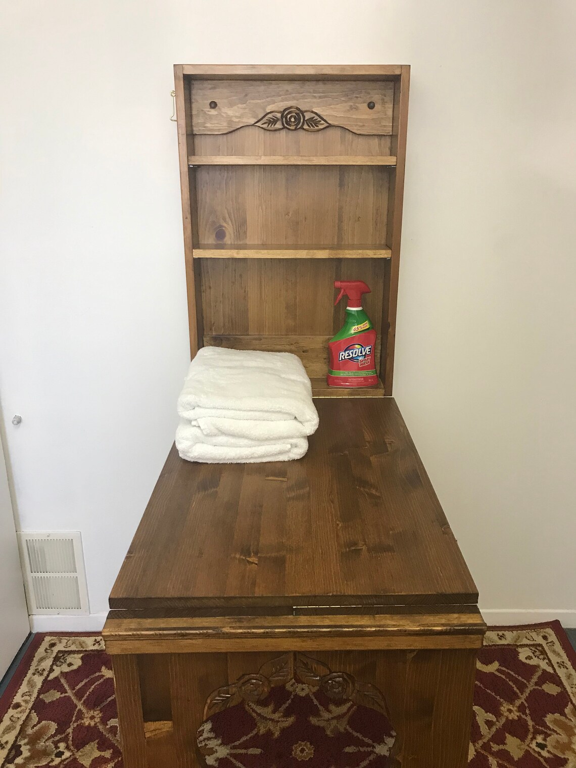 Drop Down Table or Desk, Woodworking Plan, in the Rose Pattern, Simple ...