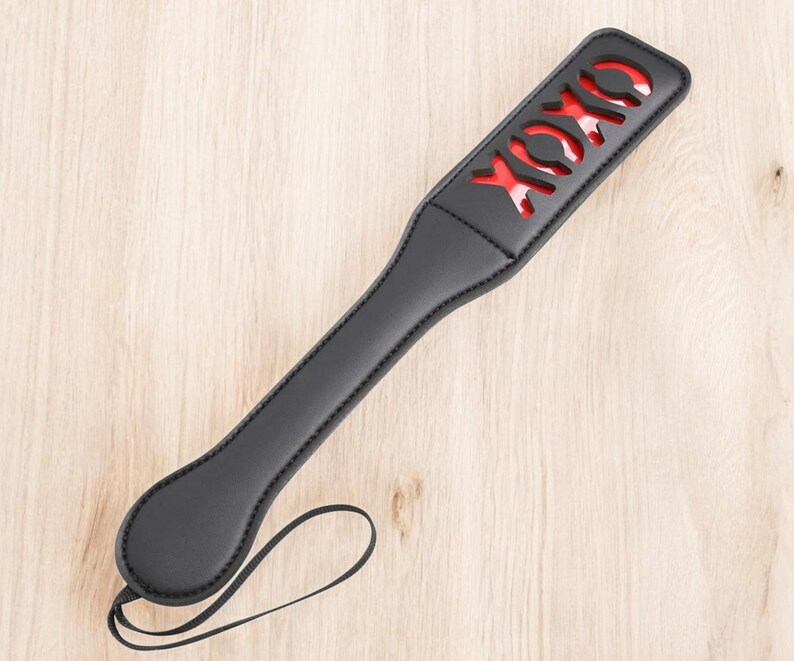 BDSM Leather Spanking Paddle Slapper, Spanking Strap Leather, Genuine ...
