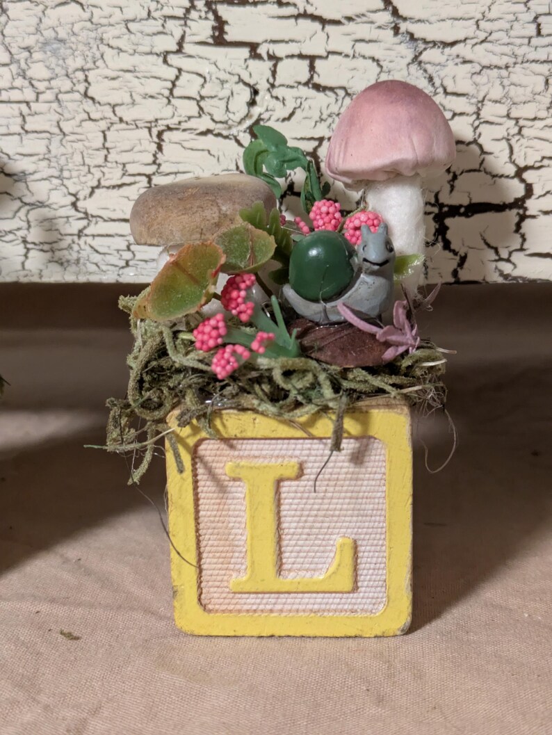 Vintage Block Decor for Spring - Etsy