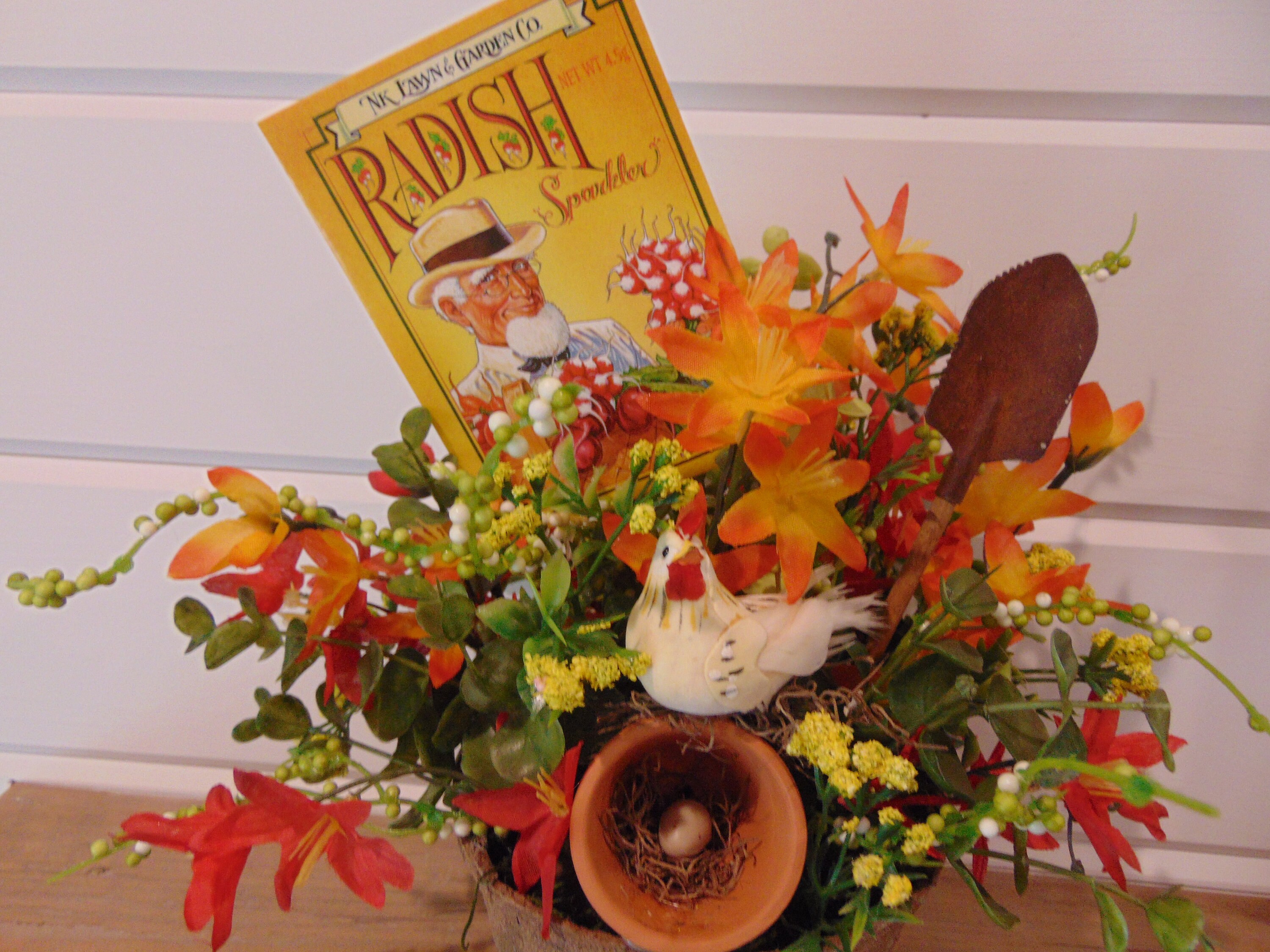 Country Chicken Floral - Etsy