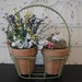 Double Clay Pot Floral - Etsy