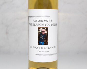 Funny Teacher Appreciation Gift / Custom Wine Bottle Label - Etsy
