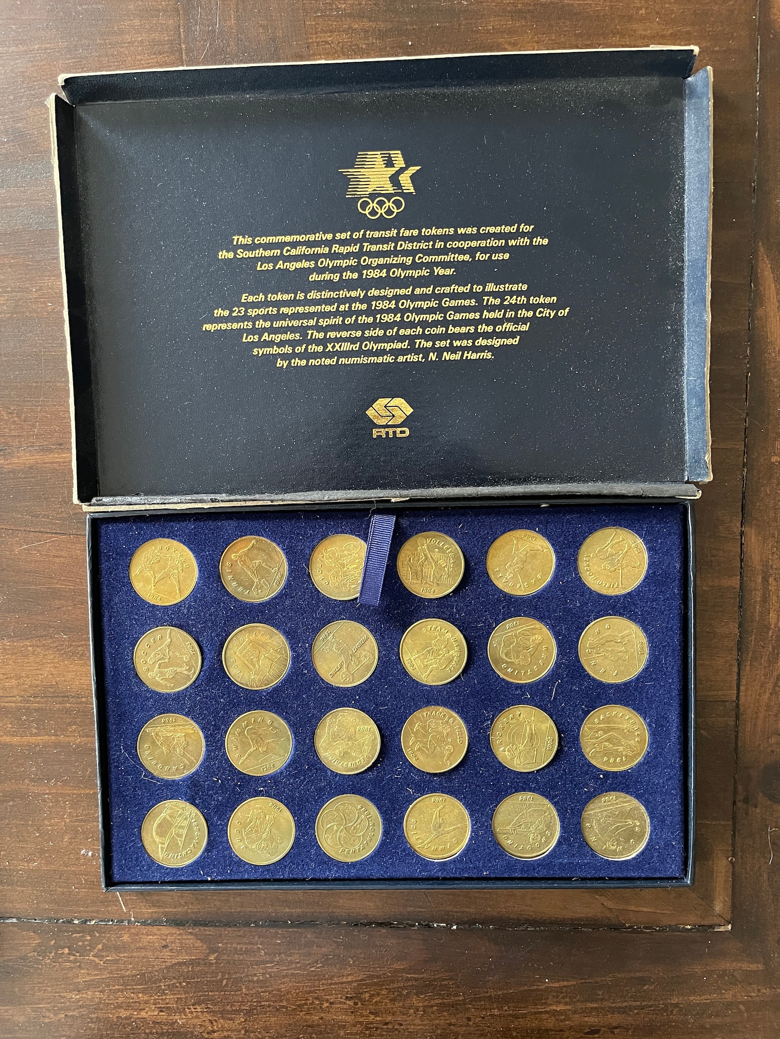1984 Olympic Games Collectible Coin Set Collection Vintage - Etsy