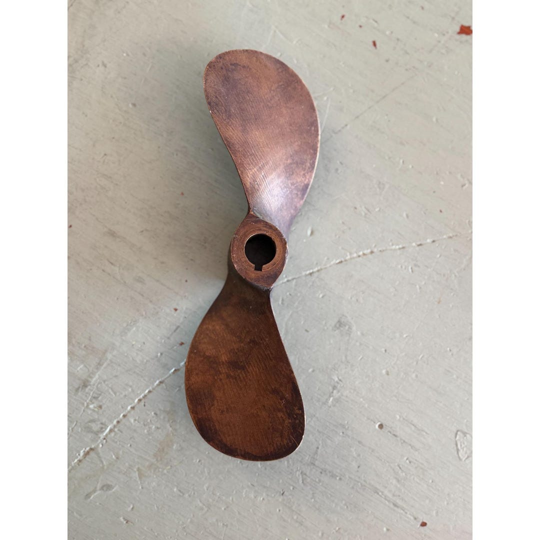 Antique Brass 2 Blade 10 Inch Boat Propeller Collectible Rare 1920s ...