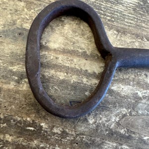 Large Antique 1700s Hand Forged Key, Hand Forged Key, Antique Key ...