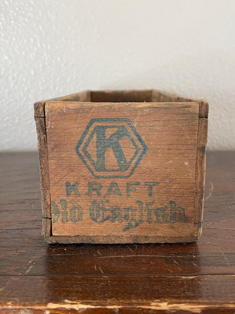Antique Kraft Wooden Cheese Box Kraft Cheese Kraft Cheese - Etsy