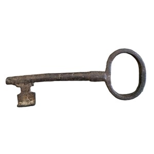 Large Antique 1700s Hand Forged Key, Hand Forged Key, Antique Key ...