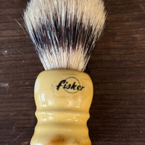 Vintage Fisker Shave Brush, Fisker Shave Brush, Shave Brush, Vintage ...