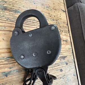 Antique Railroad Padlock With Key, Railroad Lock and Key, Railroad Lock ...