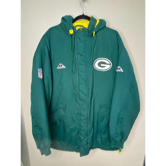 Green Bay Packers Apex One Vintage NFL Jacket XL Mens… - Gem