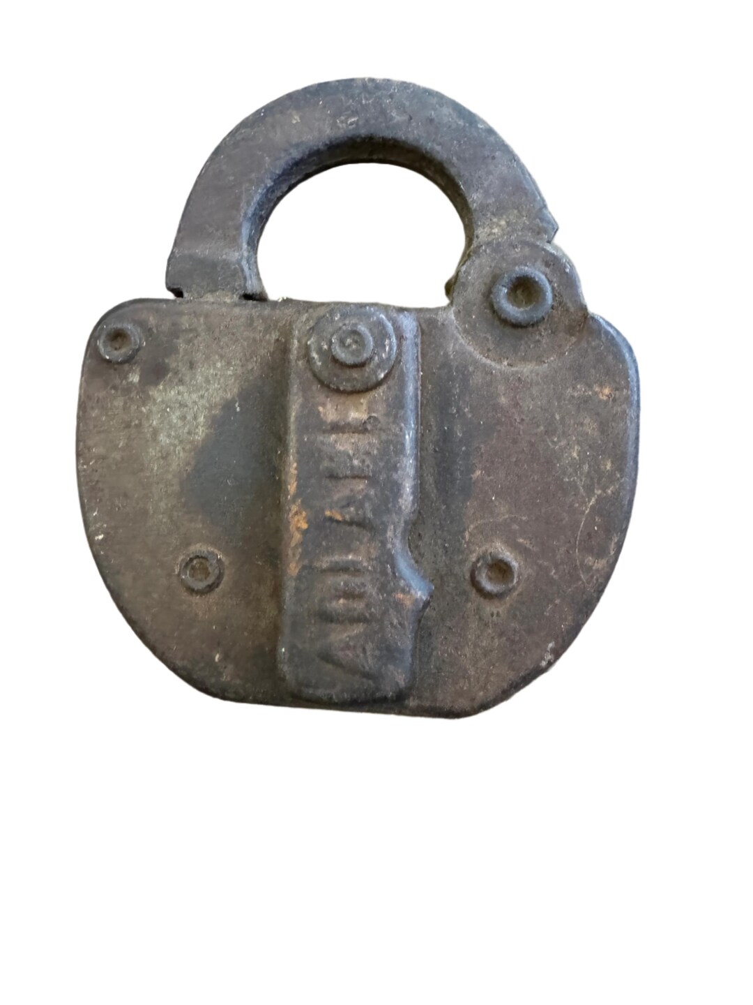 Vintage AT and SF RY Adlake Railway Padlock, Railroad Lock, Adlock ...