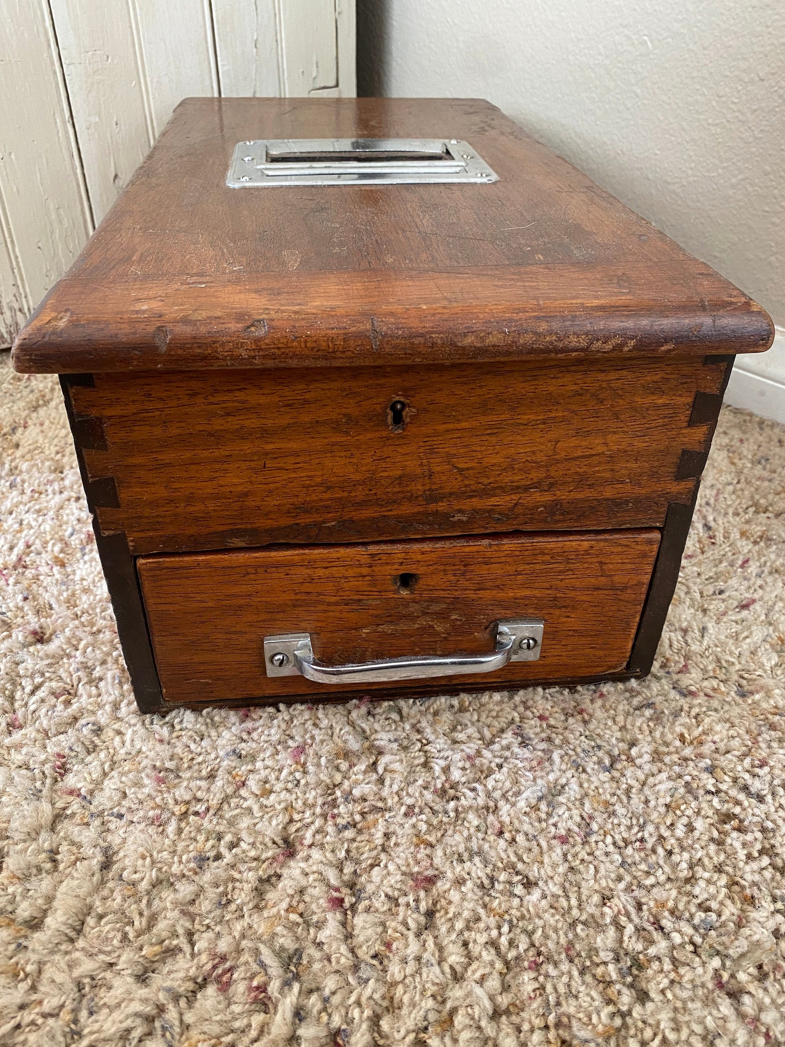 Vintage Antique Wooden British English Cash Register Till - Etsy