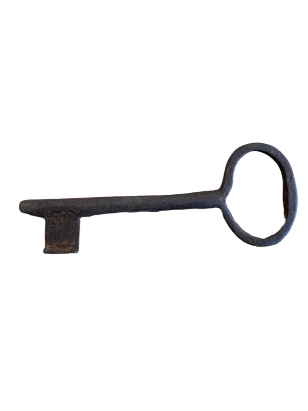 Large Antique 1700s Hand Forged Key, Hand Forged Key, Antique Skeleton ...