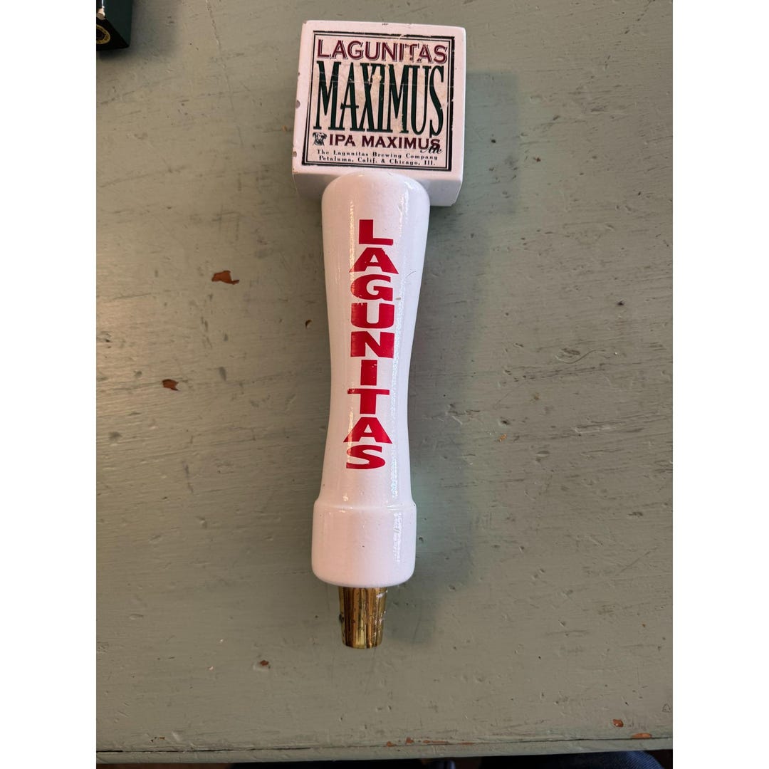 Lagunitas Brewing Maximus Fusion Beer Tap Handle Collectible Man Cave ...
