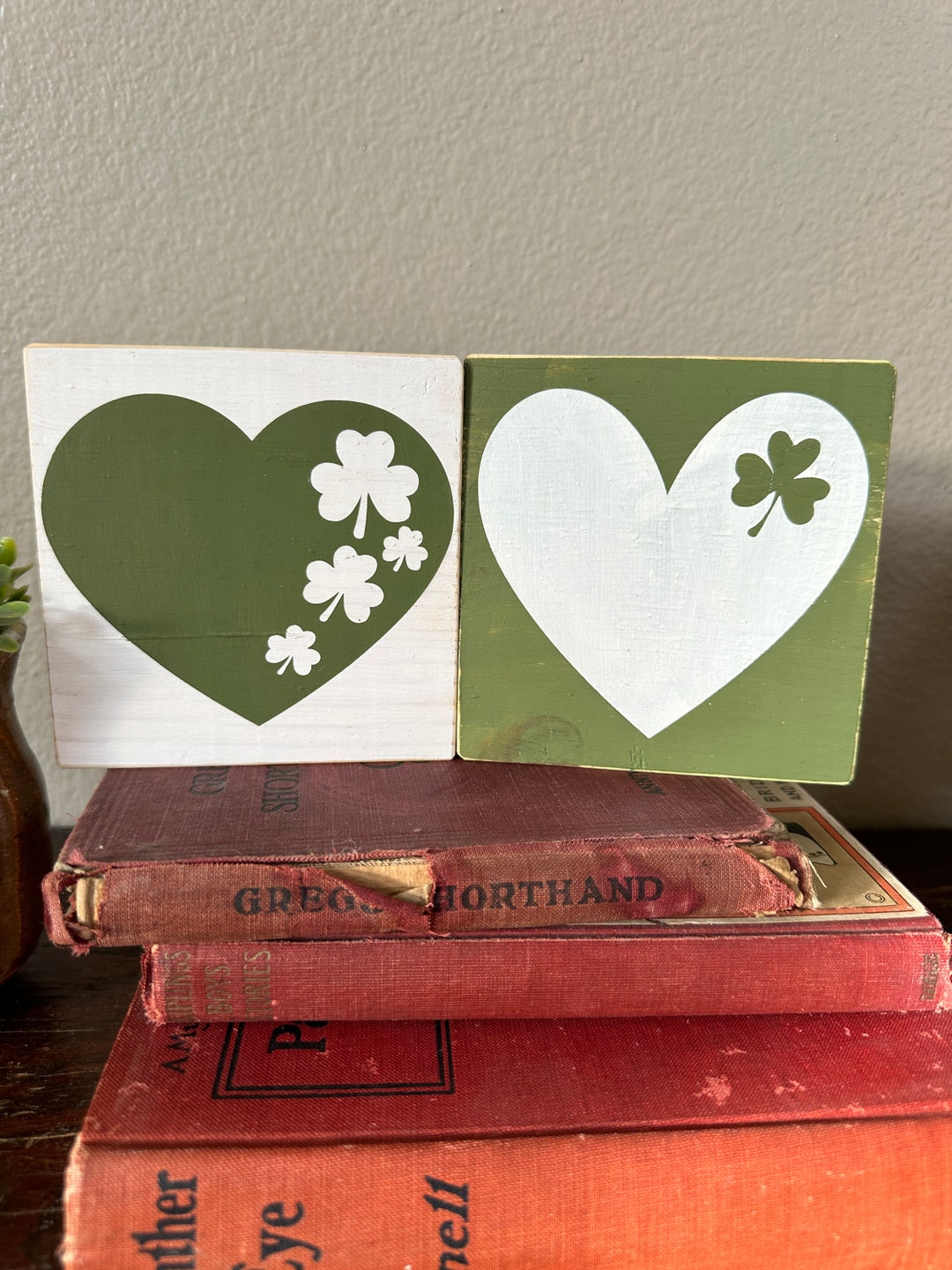 Small St Patrick's Day Wood Block, Small Wood Sign, Wood Sign, Home ...