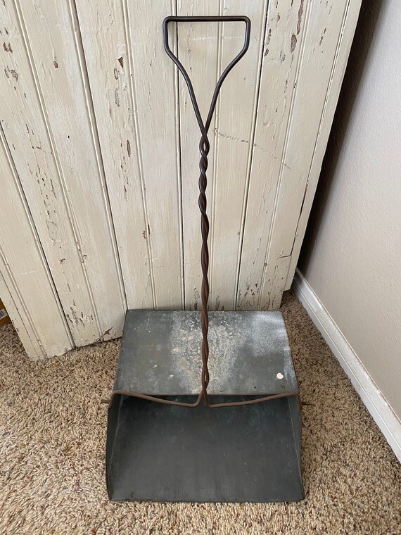Vintage Long Handle Metal Dust Pan Metal Dust Pan Dust Pan - Etsy