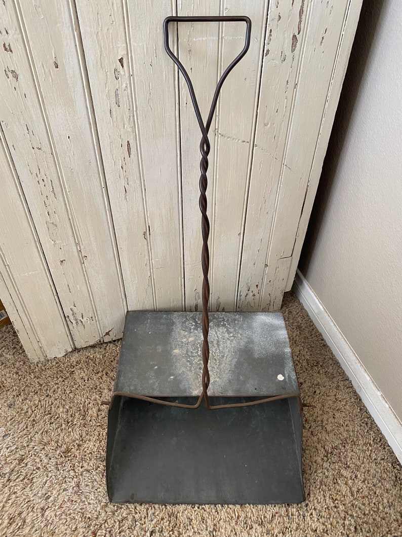 Vintage Long Handle Metal Dust Pan Metal Dust Pan Dust Pan - Etsy