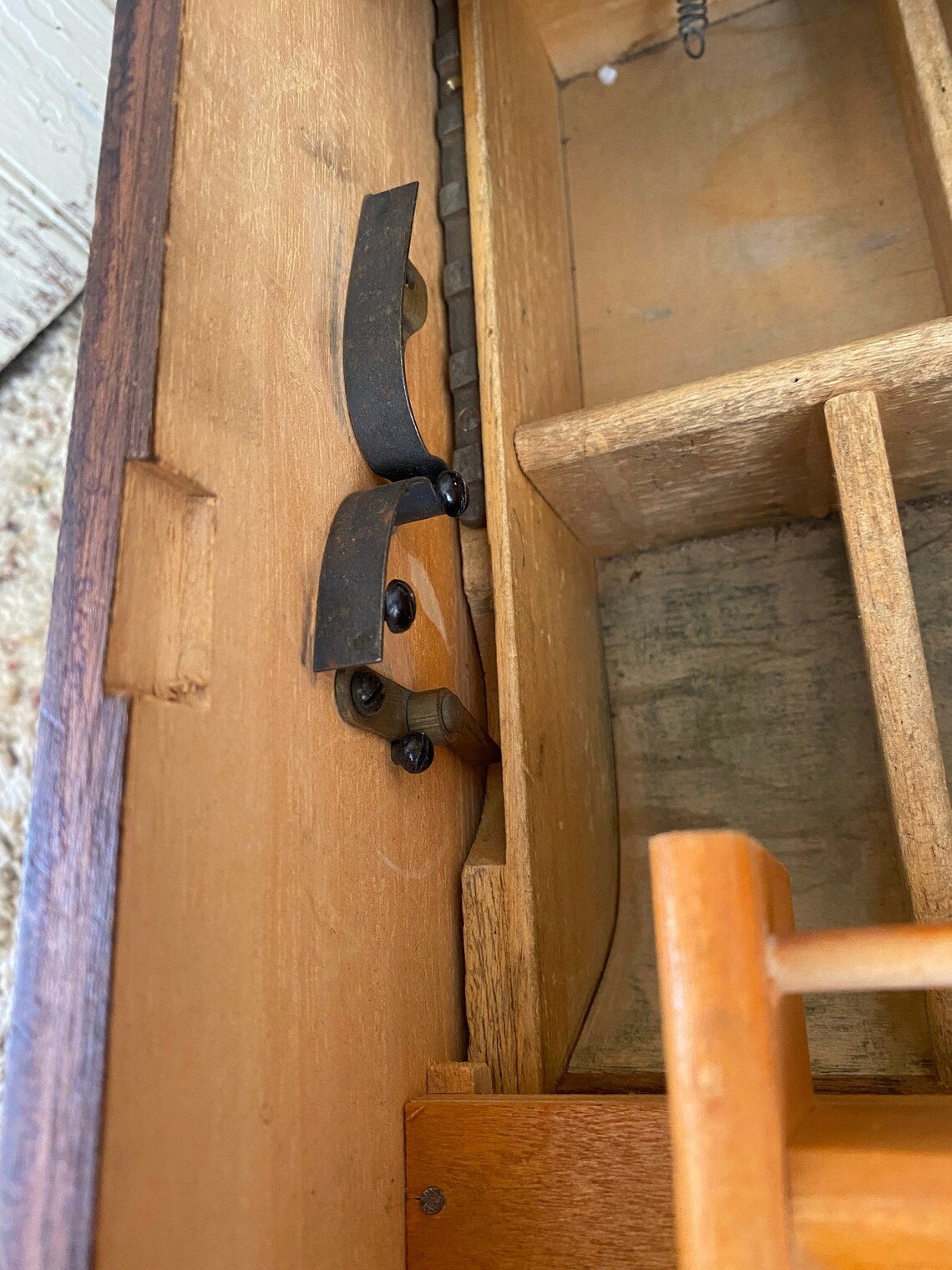 Vintage Antique Wooden British English Cash Register Till - Etsy