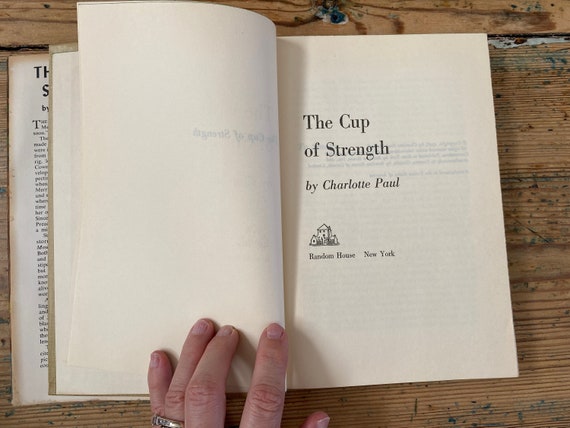 1958 The Cup of Strength, fiction book, vintage book,… - Gem