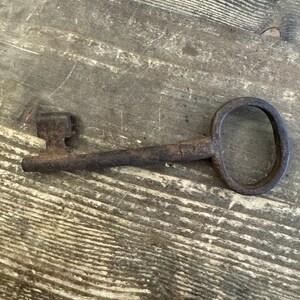 Large Antique 1700s Hand Forged Key, Hand Forged Key, Antique Key ...