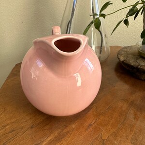 Vintage Pink Pitcher by Luray Pottery, Vintage Pottery, Pink Pitcher ...