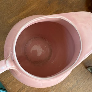 Vintage Pink Pitcher by Luray Pottery, Vintage Pottery, Pink Pitcher ...