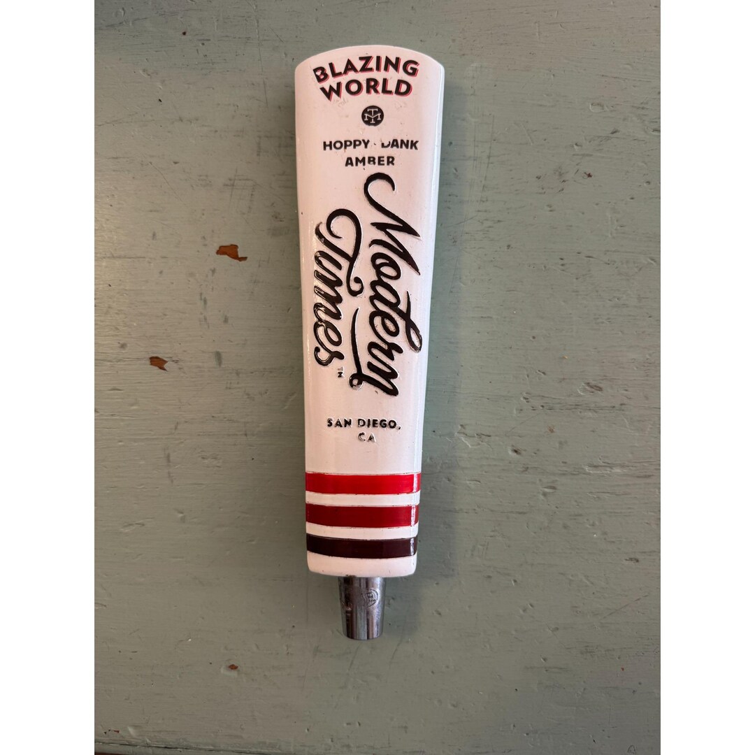 Modern Times Blazing World IPA Beer Tap Handle Collectible Man Cave Bar ...