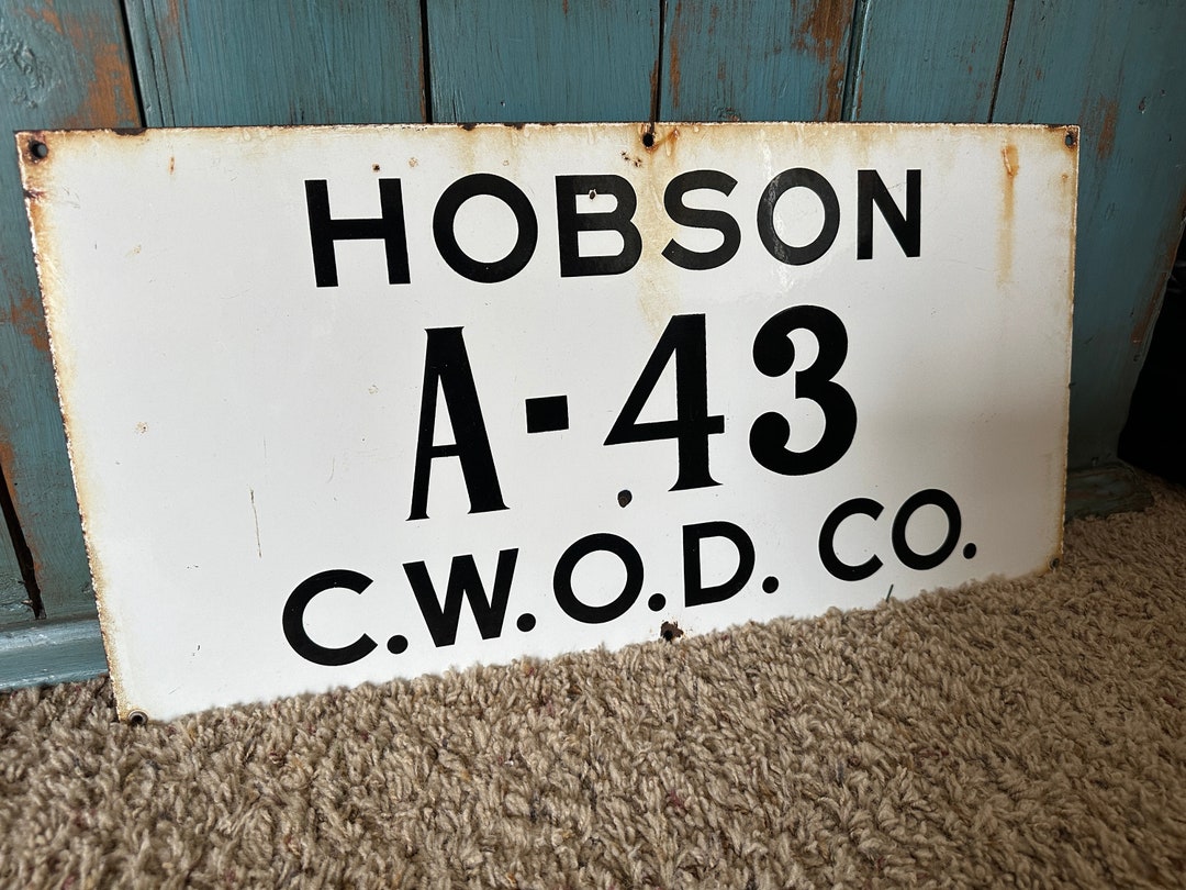 Vintage Porcelain Oil Sign, Porcelain Sign, Oil Sign, Collectible ...