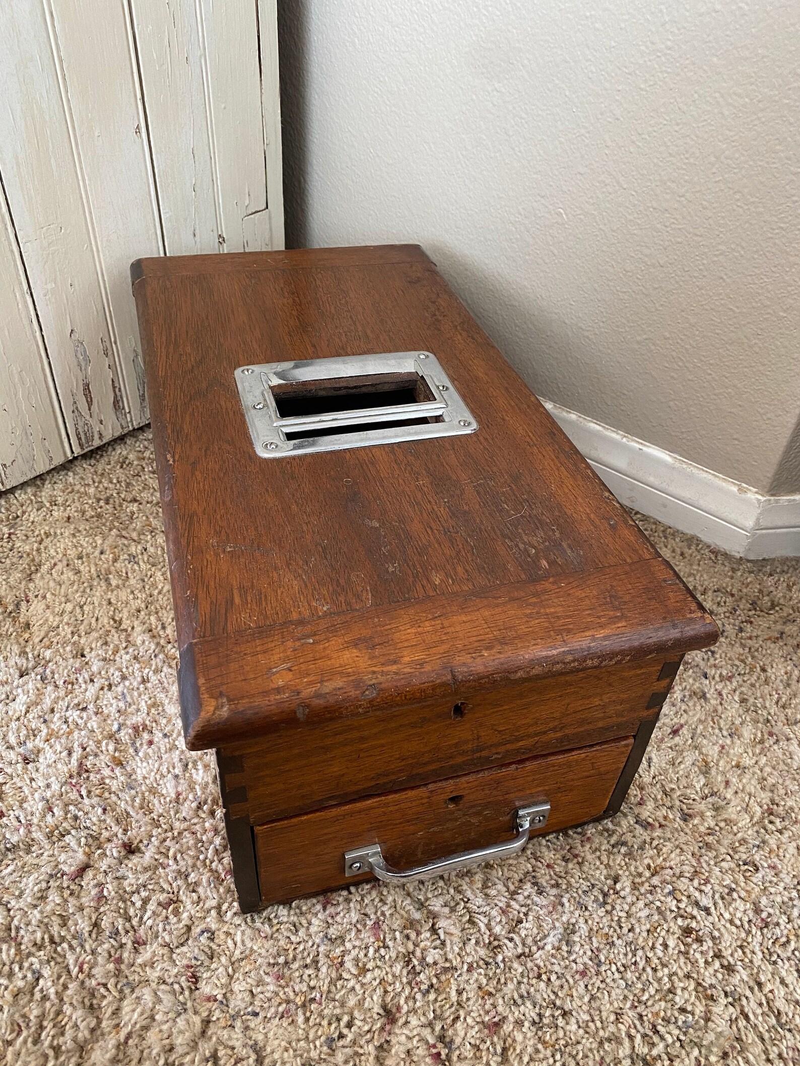 Vintage Antique Wooden British English Cash Register Till - Etsy