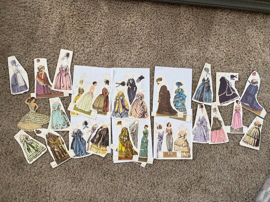Lot of Paper Doll Clothes, Advertising, Paper Dolls, Doll Collectible ...