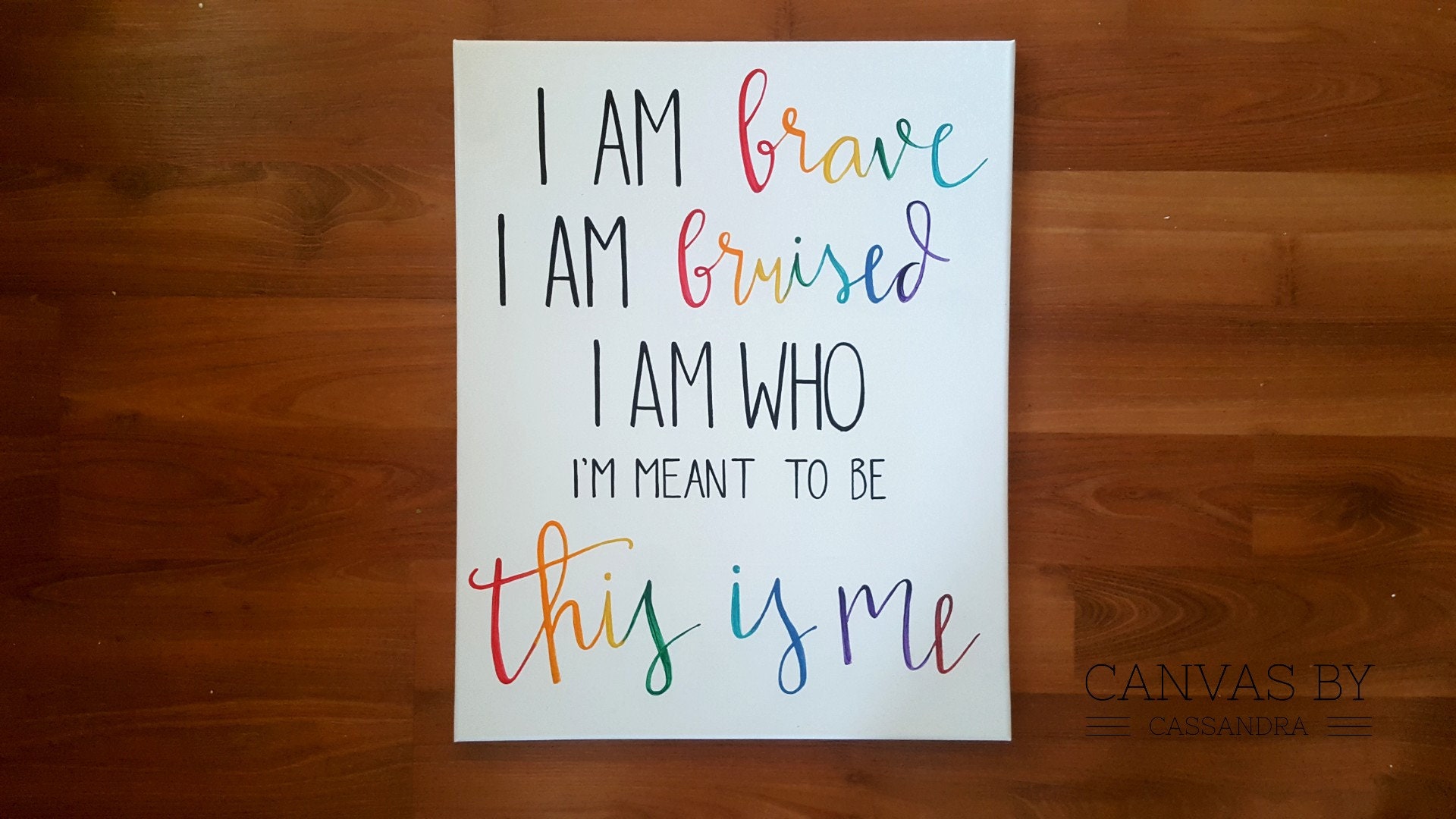 I'm Brave Print - Etsy