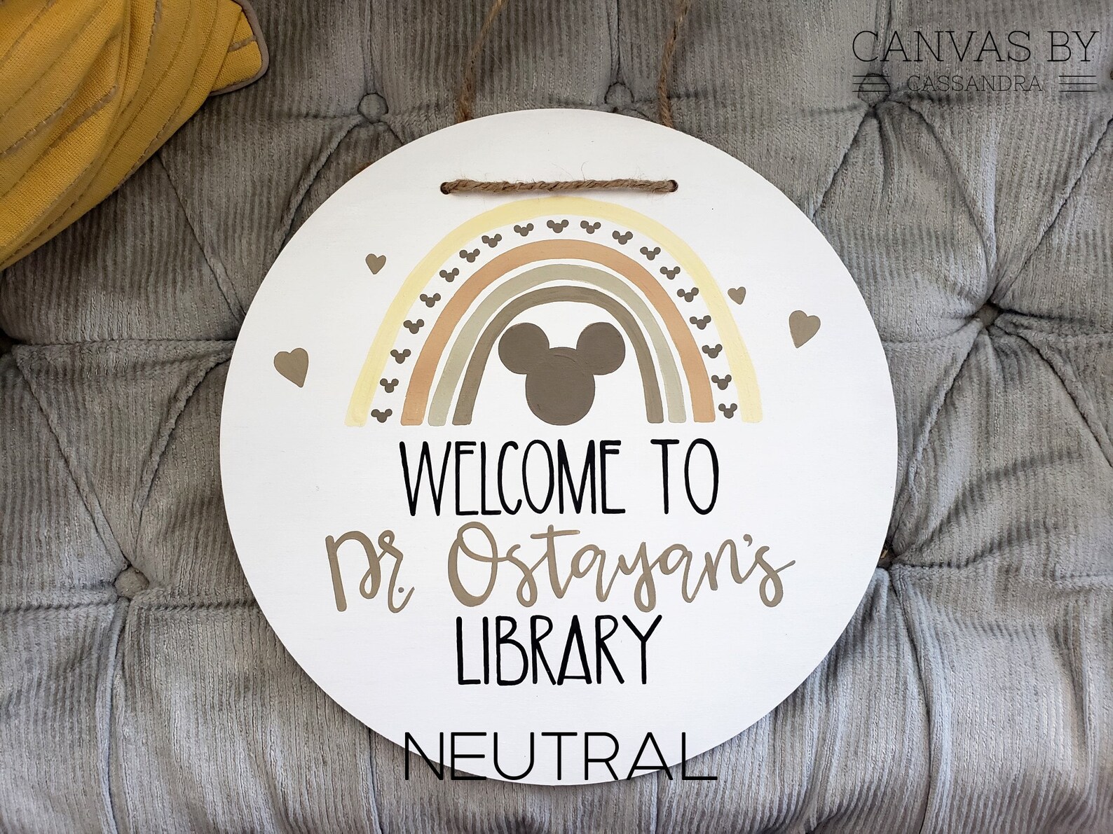 Welcome to Teacher's Classroom Disney Sign Personalized - Etsy