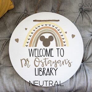 Welcome to Teacher's Classroom Disney Sign- Personalized Teacher Sign ...