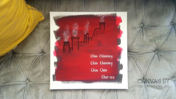 Chim Chiminey Chim Chim Cheroo Mary Poppins Inspired Sign - Etsy