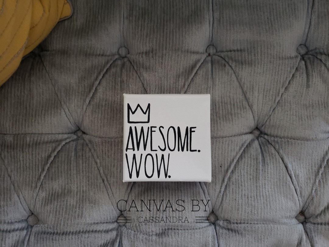 Awesome Wow- Hamilton Inspired Sign- King George Quote- Hamilton Quote ...