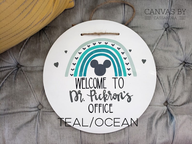 Welcome to Teacher's Classroom Disney Sign- Personalized Teacher Sign ...