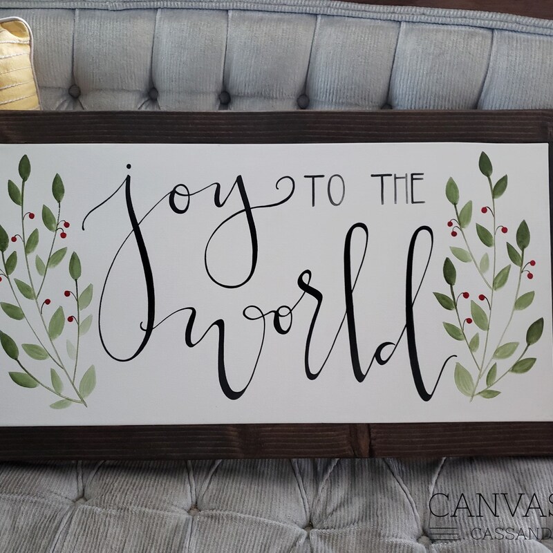 Joy to the World Sign - Etsy