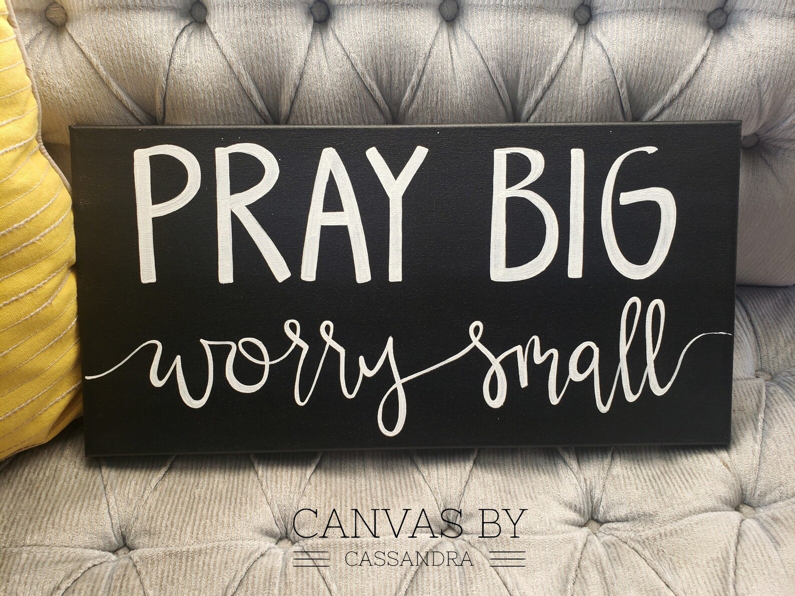Pray Big- Worry Small- Inspirational Sign- Motivational Sign- Praying ...