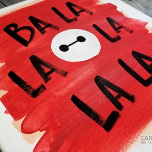 Ba La La La La La- Baymax Inspired Decor- Big Hero 6 Inspired- Disney ...
