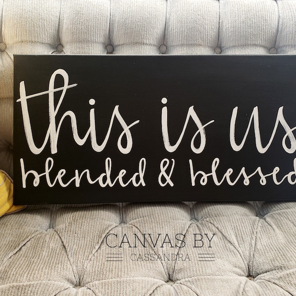 Blended Family Sign - Etsy