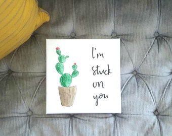Stuck on You Cactus - Etsy