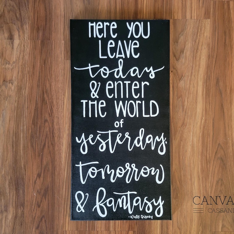 Here You Leave Today - Etsy