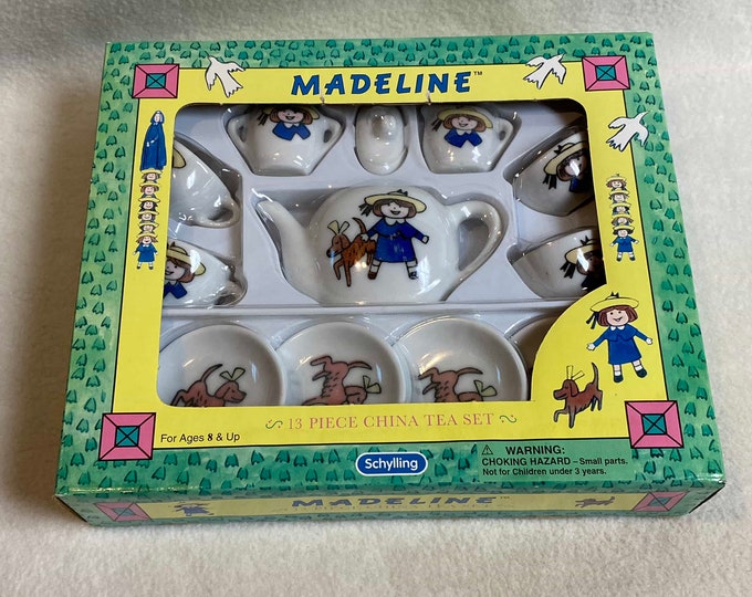Vintage Madeline 13 Piece China Tea Set in Original Box DL996 - Etsy
