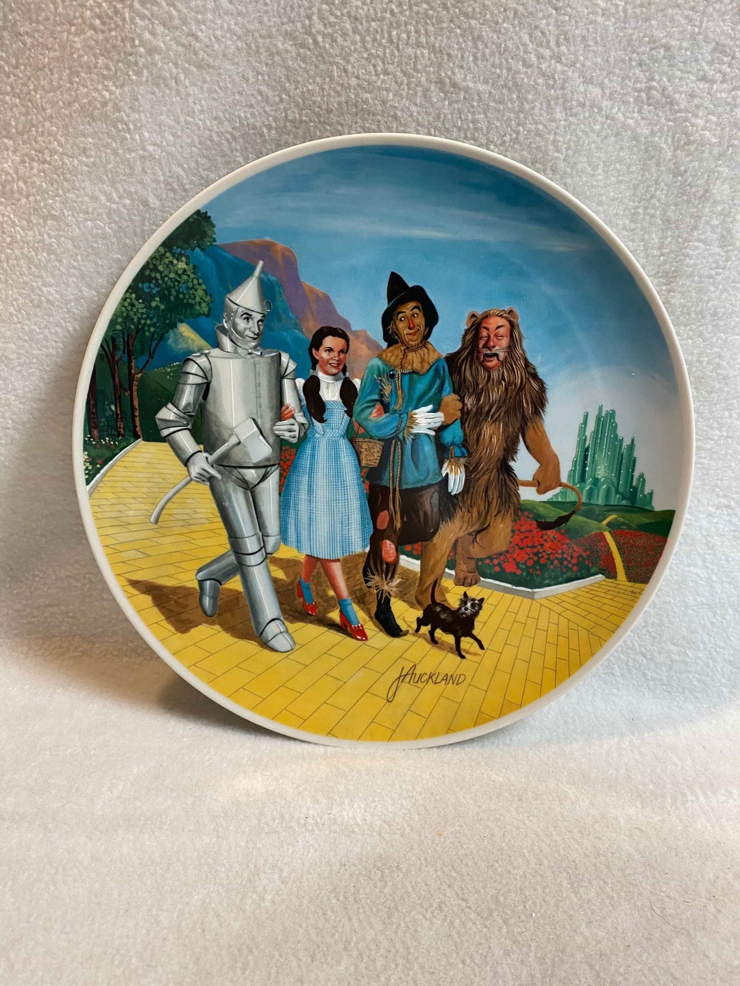Knowles Wizard of Oz Collector Plate - Dorothy/toto/tin Man/lion ...