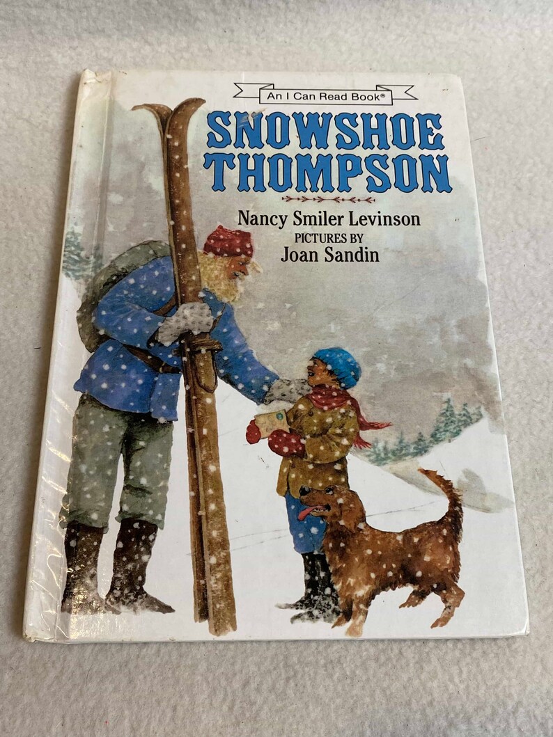 Vintage I Can Read Children's Book (1992) - 'snowshoe Thompson' (#BK318 ...