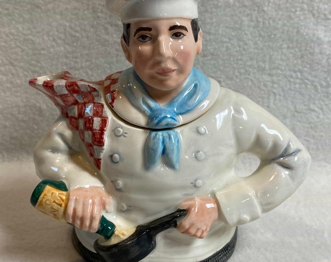 Vintage Omnibus Chef Teapot (#TP051) - Etsy