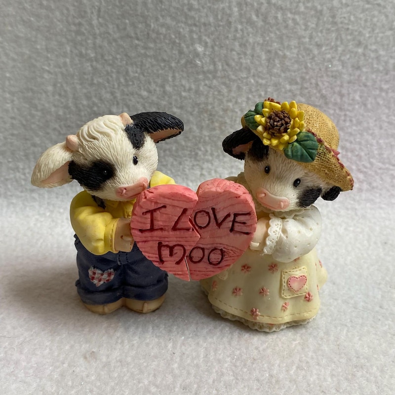 Mary Moo Moo Cow Figurine - Etsy