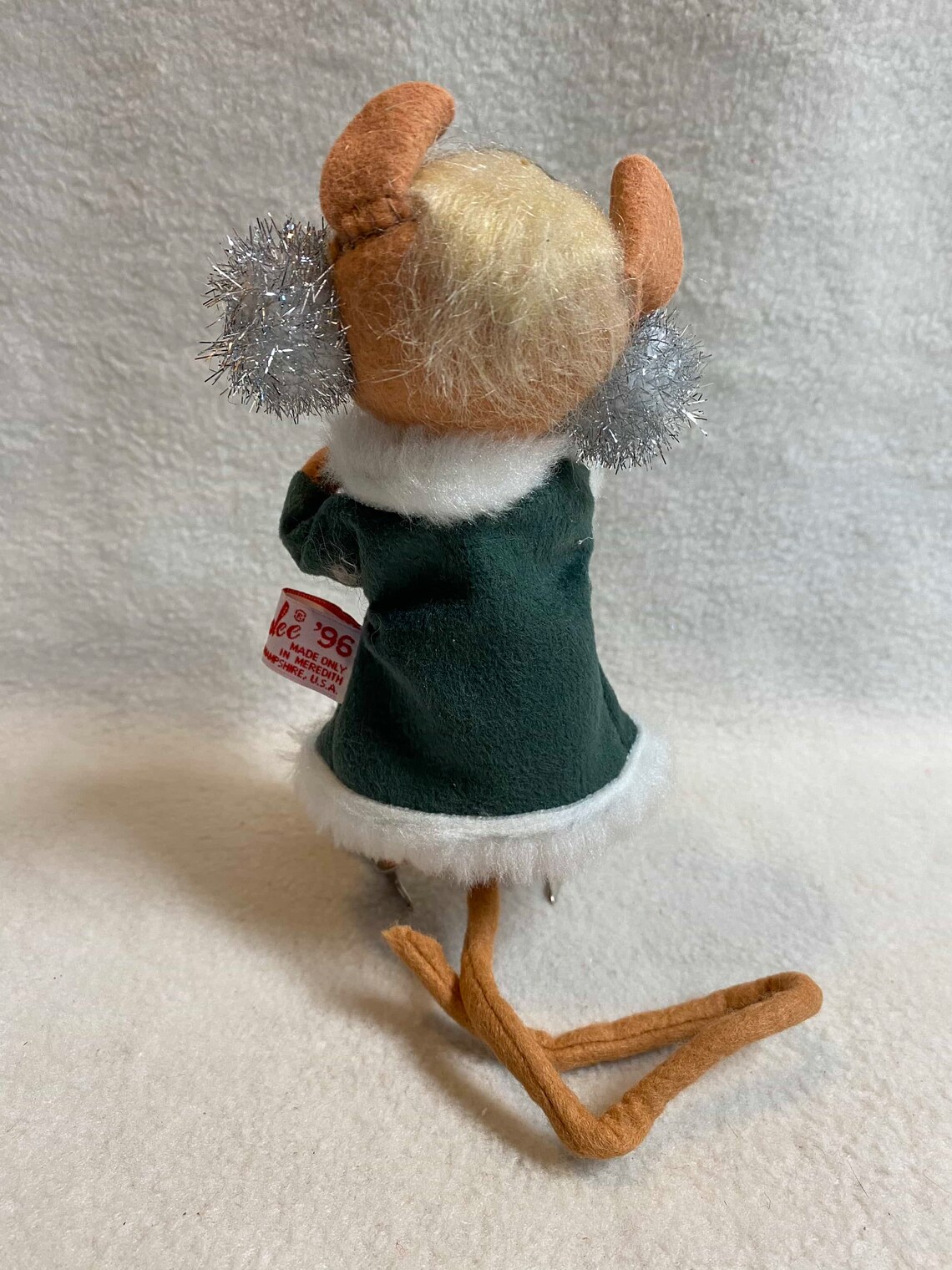Annalee Dolls Mouse With Handmuff and Skates 1996 AL229 - Etsy