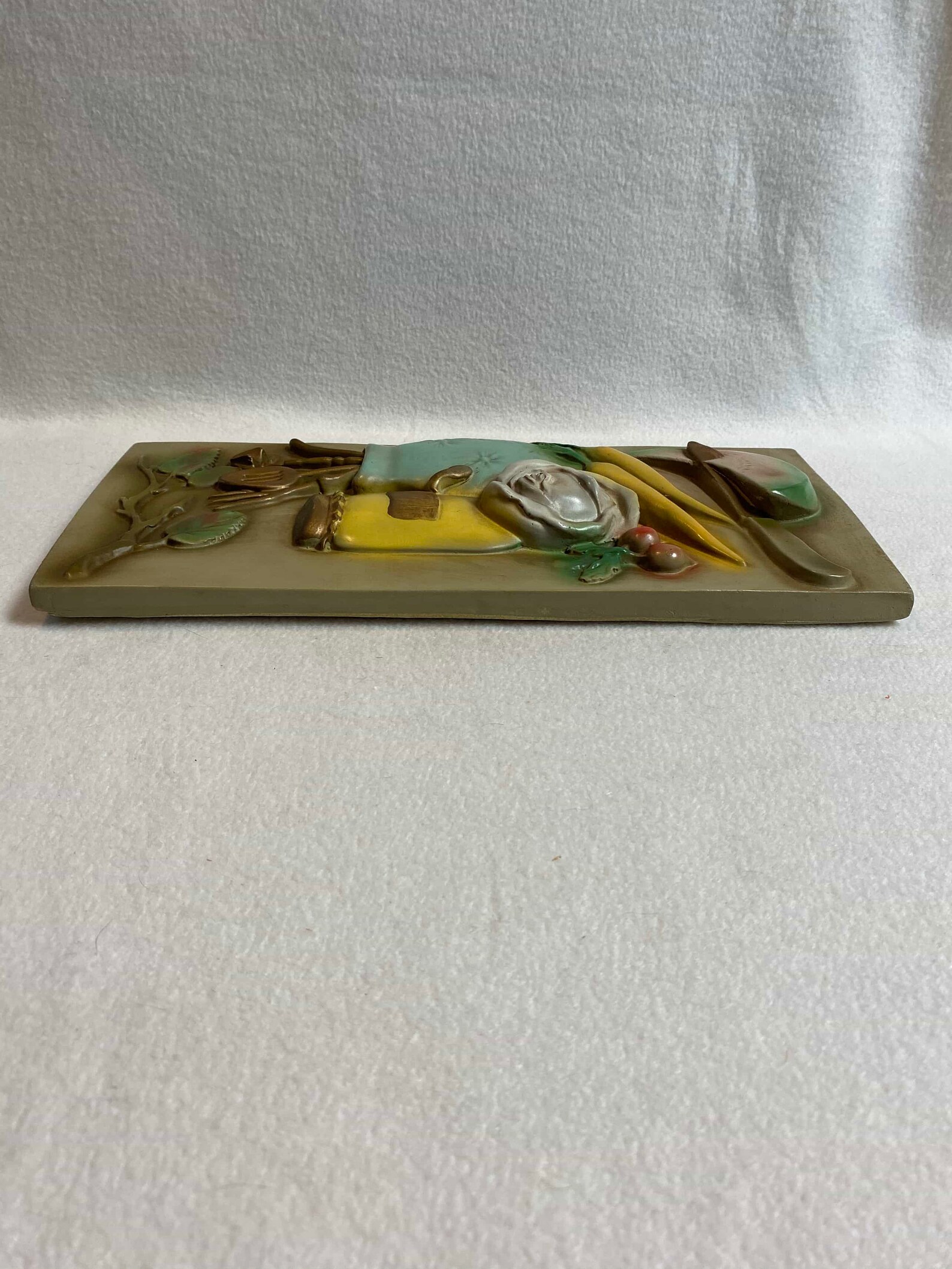 Vintage Dimensional Chalkware Fruit and Vegetable Kitchen Wall - Etsy